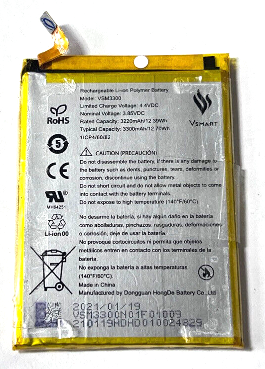 CRICKET Motivate V341U Li-Ion Battery VSM3300 3200mAh 4.4V OEM Phone ...