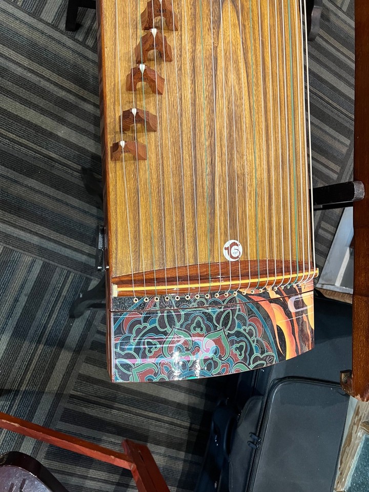 51" 21-String Guzheng by Tiger Sound (Chinese Zither Harp Instrument ...