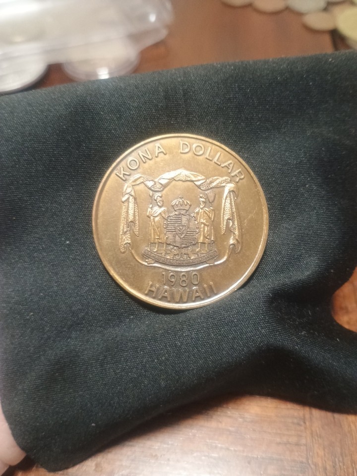 Honolulu Hawaiian Dollar King Kamehameha Aloha From Hawaii Coin Medal ...