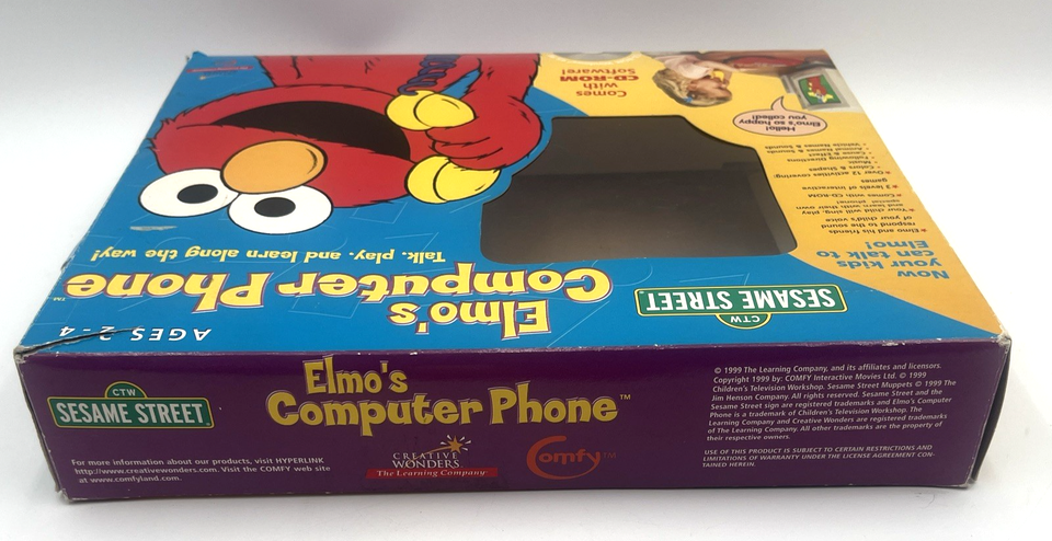 Sesame Street Elmo's Computer Phone PC CD telephone creativity kids ...