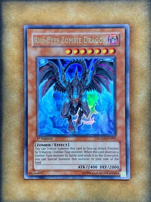 Yugioh Red-Eyes Zombie Dragon SDZW-EN001 Ultra Rare 1st Ed NM | eBay
