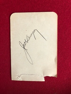 Jack Dempsey, "Autograph" (JSA) Album Page (Scarce / Vintage) | eBay