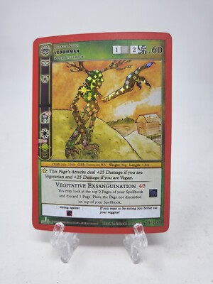 Veggieman 75/163 Nightfall 1st Edition REVERSE HOLO RH Metazoo | eBay
