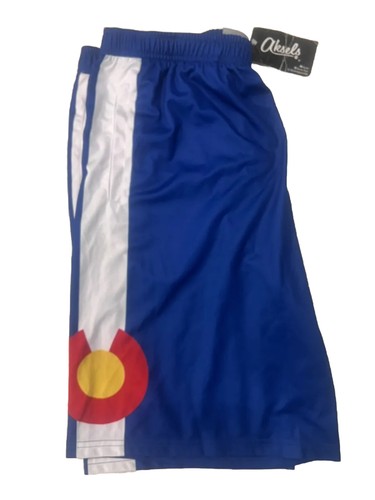 NEW- Aksels Colorado Men’s Athletic Shorts Size Large-Two side pockets ...