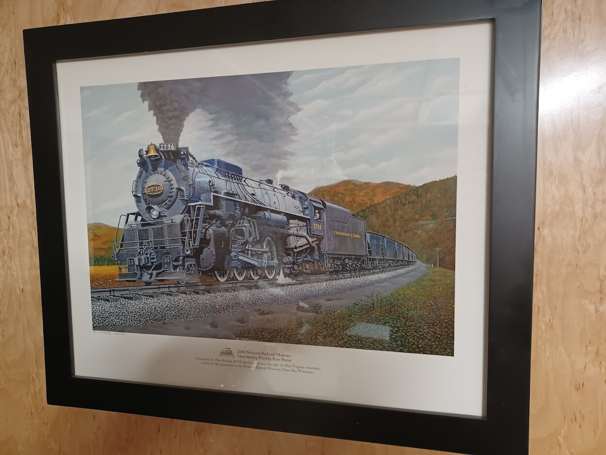 Print 2000 National Railroad Museum Membership Print Russ Porter ...