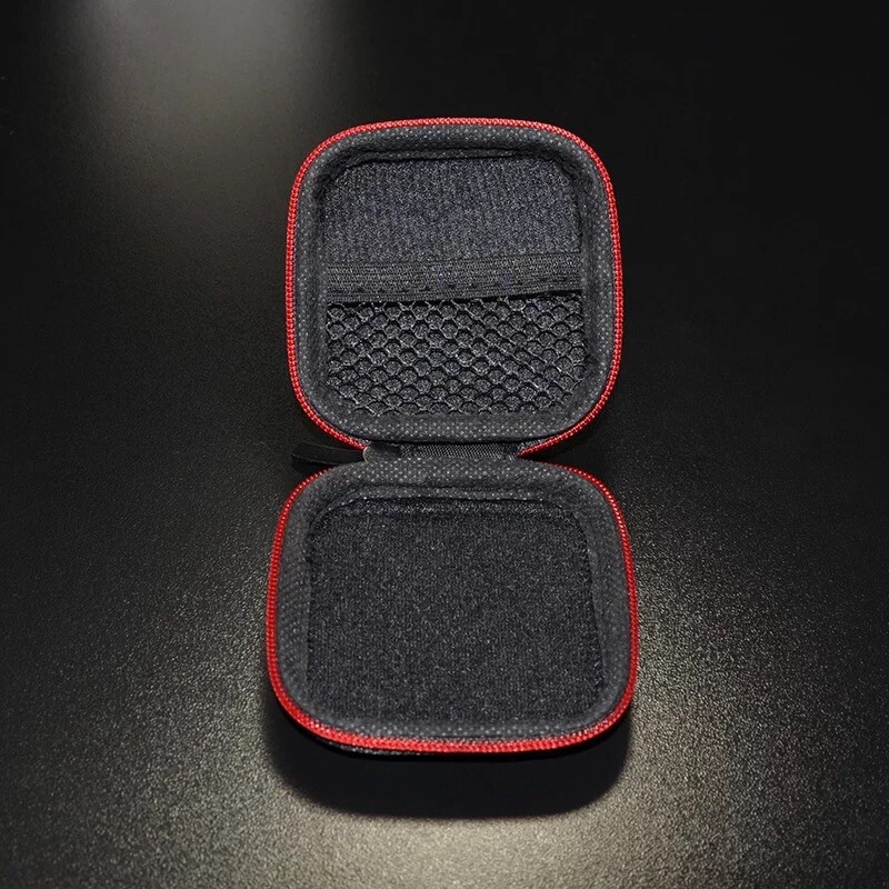 Square In-Ear Carrying Hard Case Box Earphone Earbud Storage Pouch Bag ...