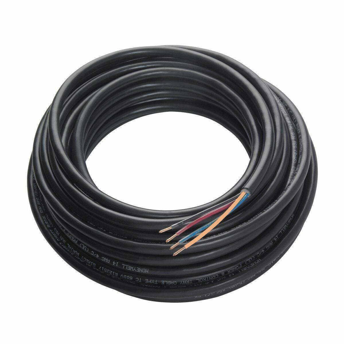 Senville 14-4 Wire 14AWG 4-Conductor Control Cable for Mini Split Air ...