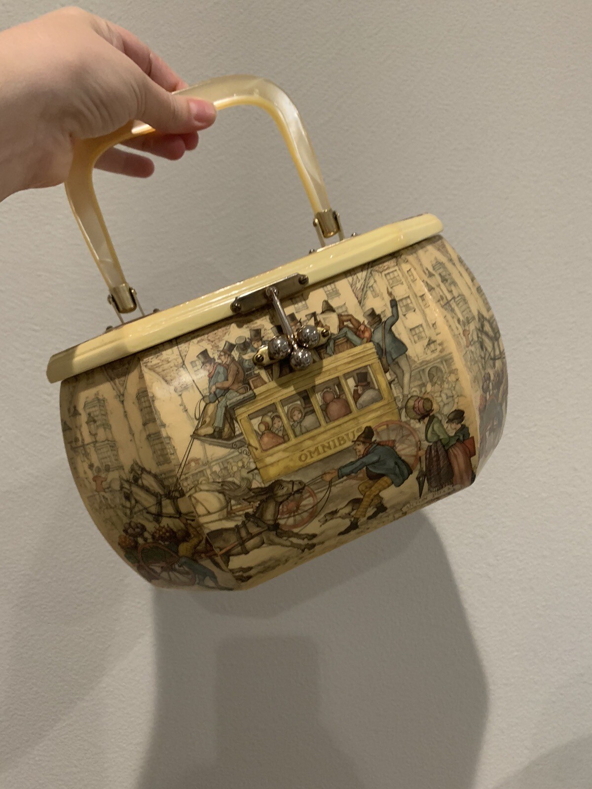 1970’s Vintage box purse handbag - Gem