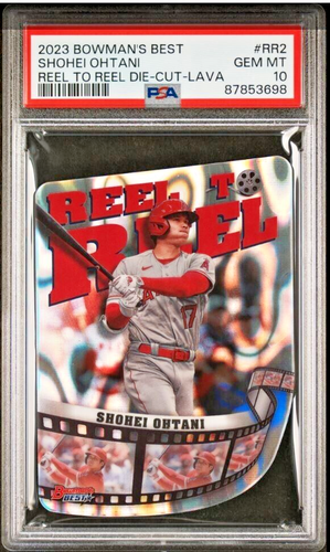 2023 Bowman's Best - Reel to Reel Die-Cuts Lava Refractor #RR-2 Shohei ...