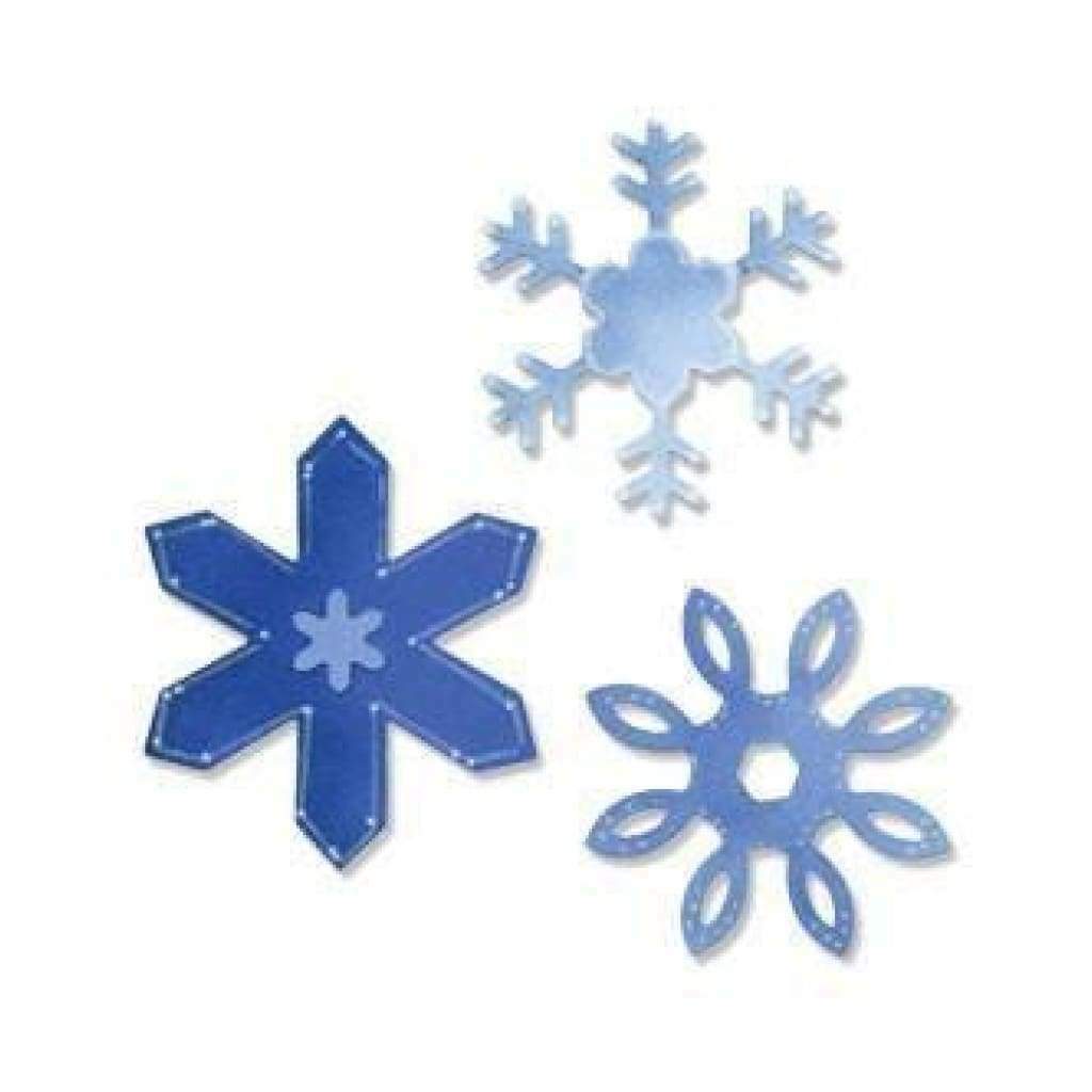 Sizzix - Sizzlits Die Set 3 pack - Snowflakes Set #3 | eBay