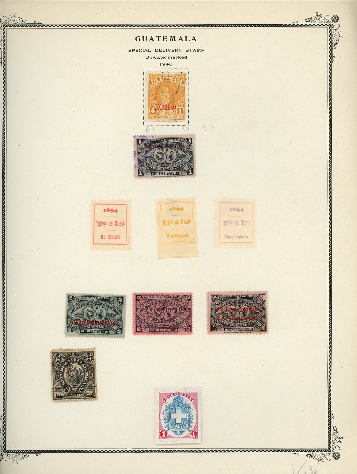 GUATEMALA Selections on Album Page Lot #88 - SEE SCAN - $$$ | eBay