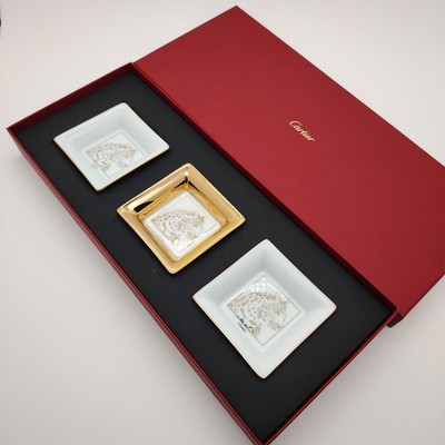 Cartier Mini Panther Trinket Tray Set of 3 – Made in France – CRM00525 ...