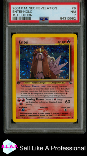 ENTEI-HOLO 1ST EDITION POKEMON NEO REVELATION 2001 6 PSA 7 | eBay