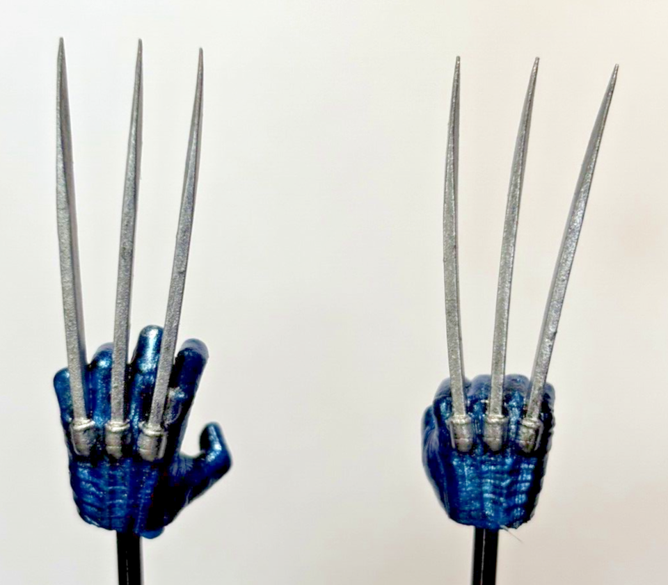 Custom Mafex Wolverine hands painted | eBay
