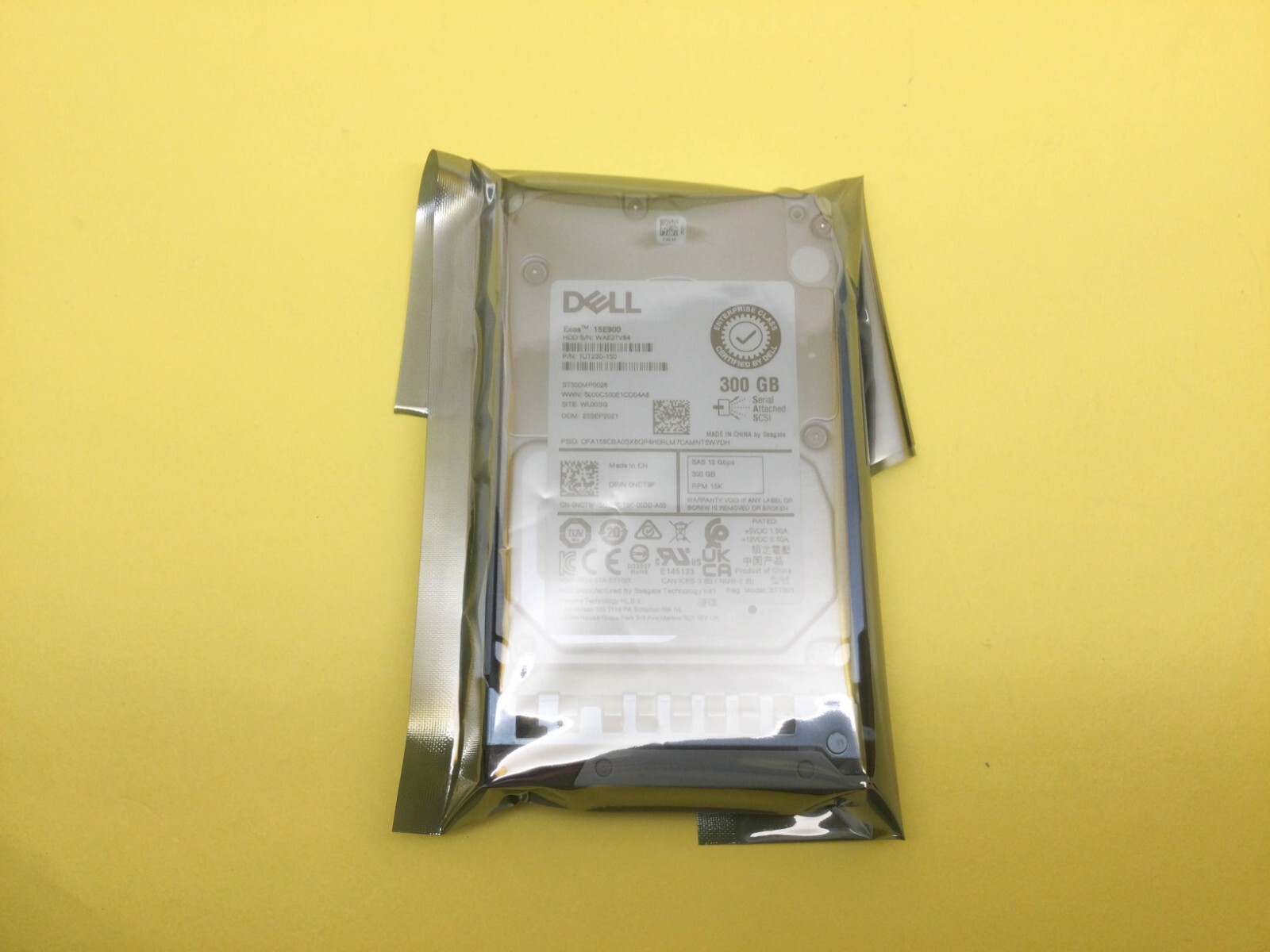 NCT9F Dell 300GB 2.5" 15K SAS 12Gbps HDD 0NCT9F ST300MP0026 w/ Gen 14th ...