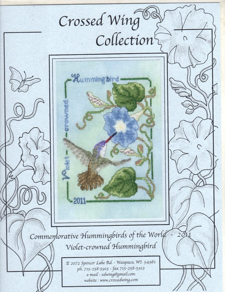 CROSSED WING COLLECTION bird,birds counted cross stitch charts -YOUR ...