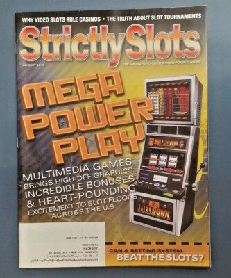 VINTAGE Strictly Slots Magazine Aug 2010 Mega Power Play-Beat the Slots ...
