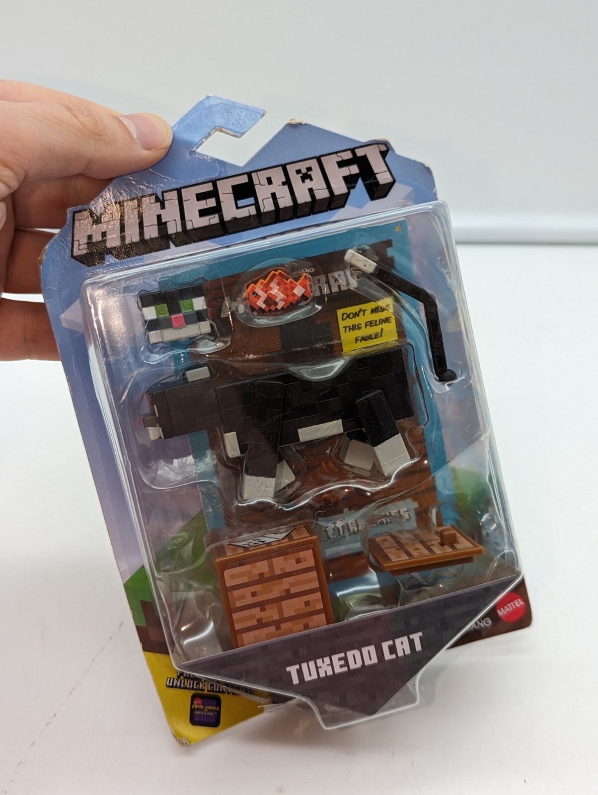 Mojang Mattel Minecraft Tuxedo Cat Comic Maker Figure for Cole6 Only ...