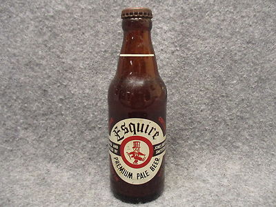 Vintage Esquire 7 Oz Pyro Glaze Beer Bottle Still Capped Jones Brew ...