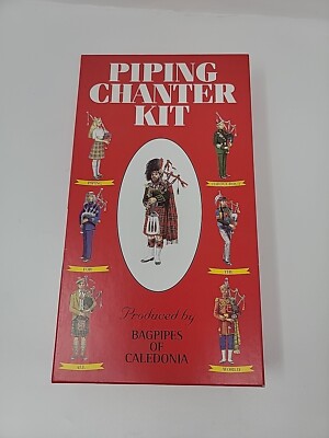 New Bagpipes Of Caledonia Piping Chanter Kit Scotland, Beautiful Wood ...