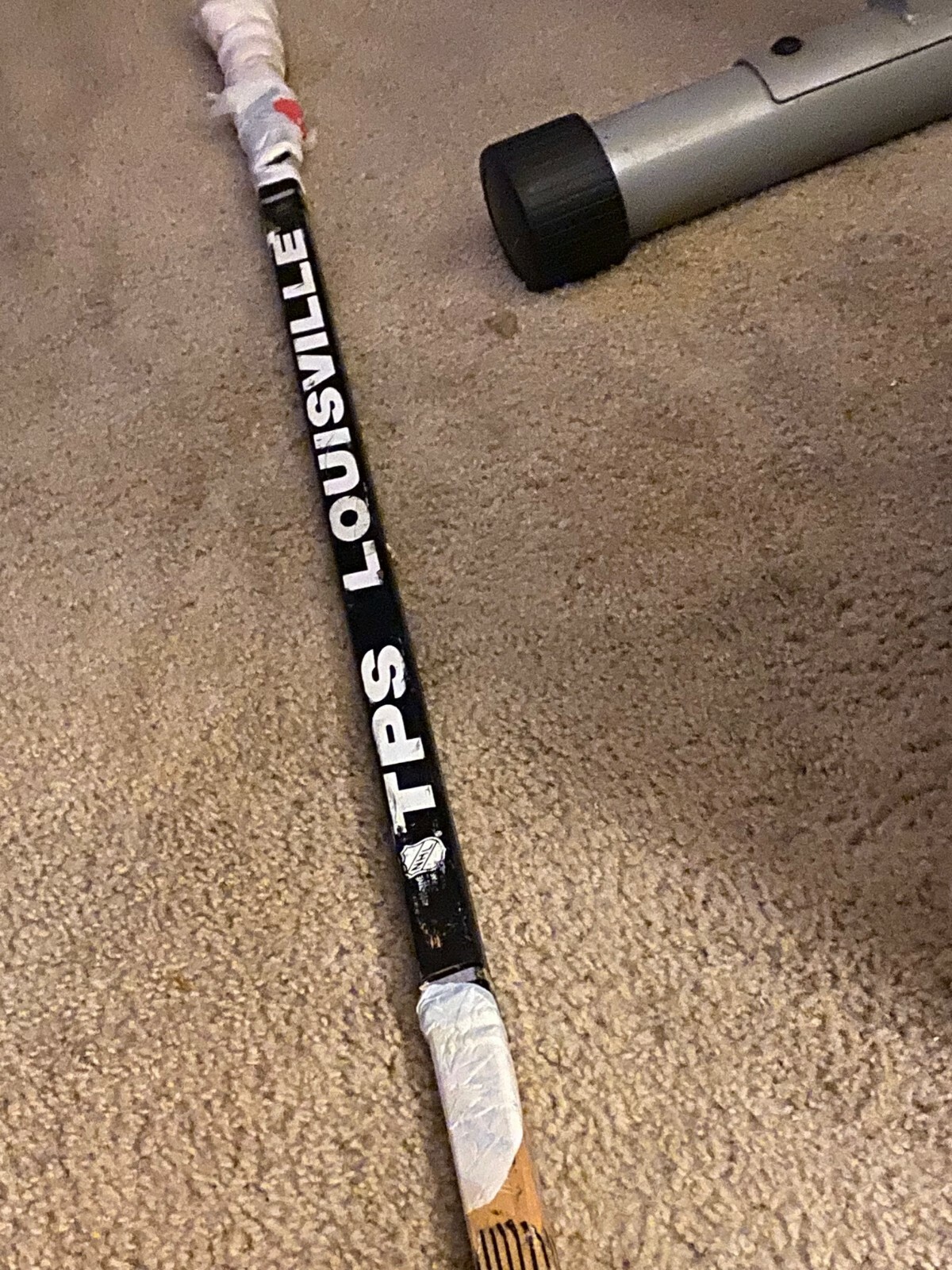 Pat Verbeek Hartford Whalers Signed Louisville TPS Game Used Stick COA ...