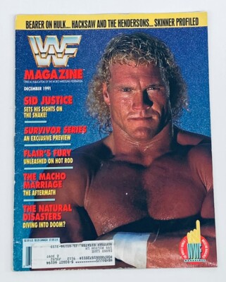 WWF World Wrestling Federation Magazine December 1991 Sid Justice, Ric ...