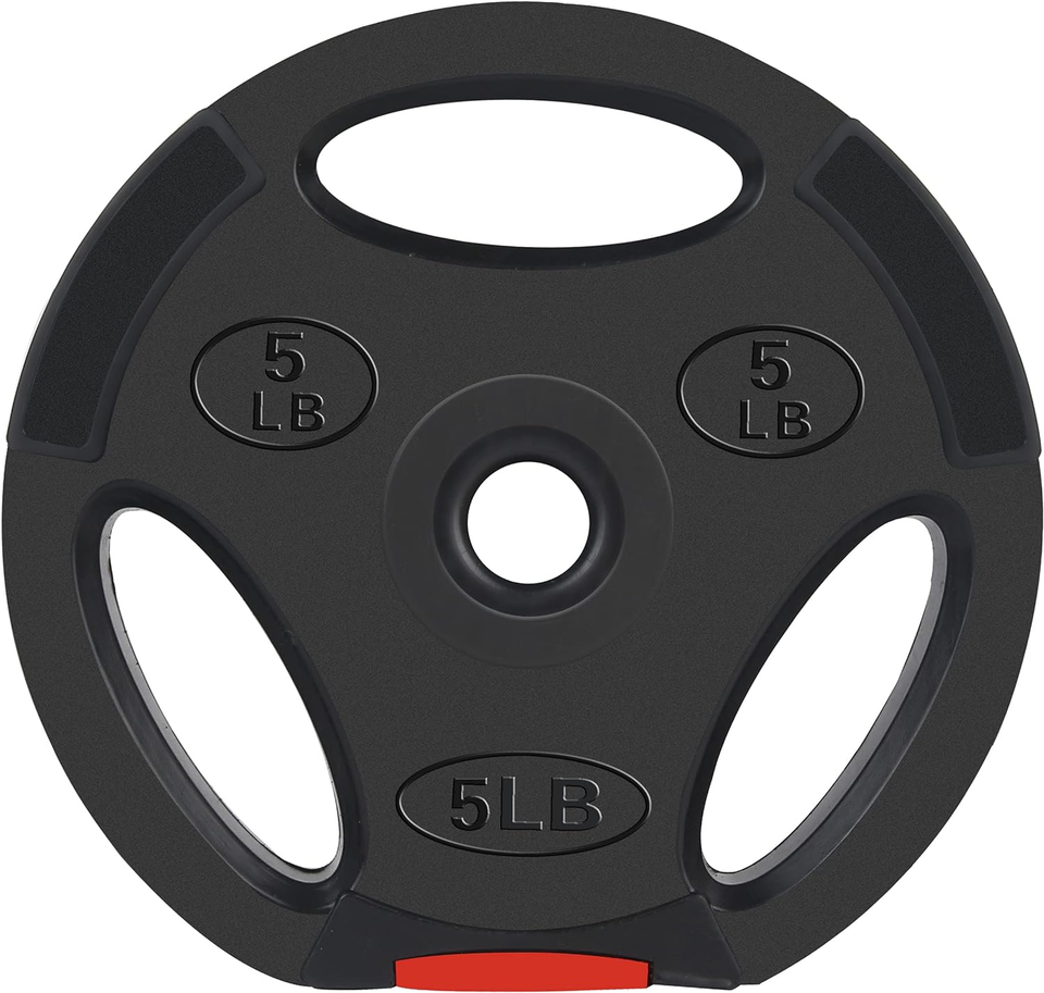 Vinyl Standard 1-Inch Plate Weight Plate for Strength Training and ...