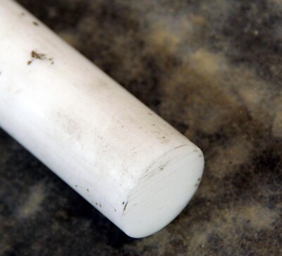 Sustarin C Plastic Rod Lathe turning Machining rod 1 1/2" x 6" White ...