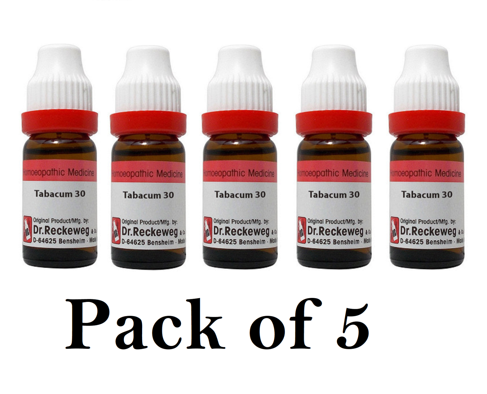 5X Dr Reckeweg Tabacum 30 CH Dilution (11ml Each) | eBay