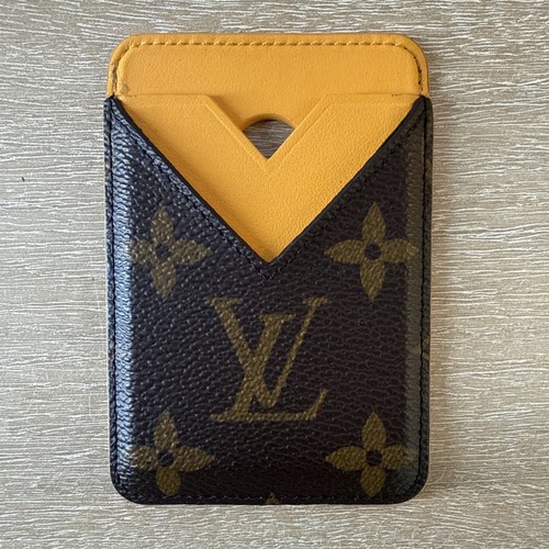 Louis Vuitton Orange Magnet Card Holder Wallet | eBay