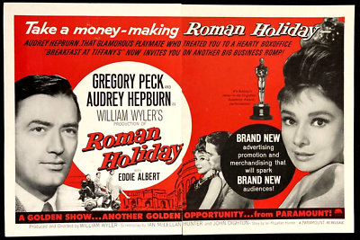 Roman Holiday Original Poster This Saturday At 8pm, We'll Be Strolling