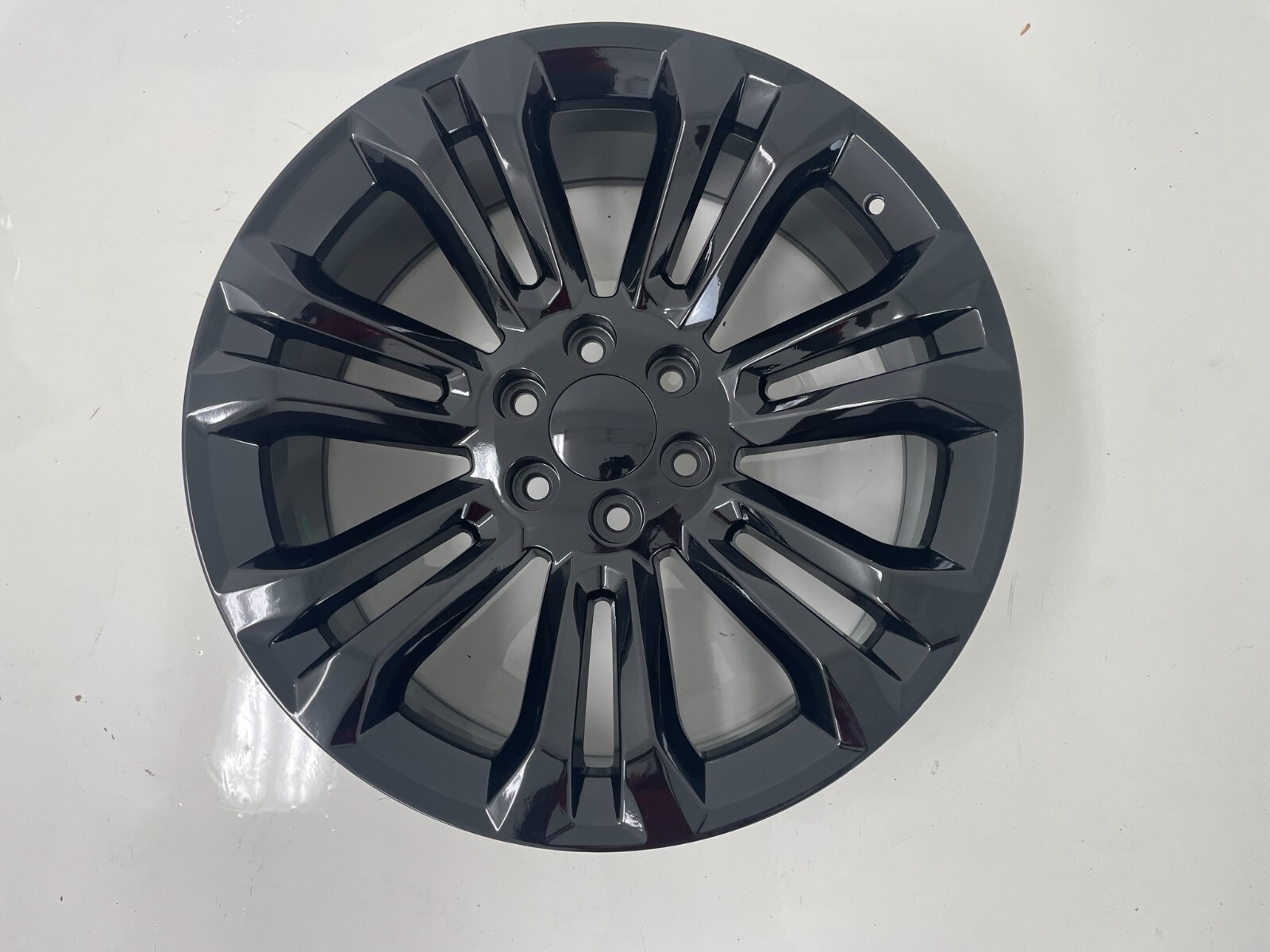 22" Gloss Black Chevy 7 Double Spoke Wheels CK159 Silverado GMC Rims ...