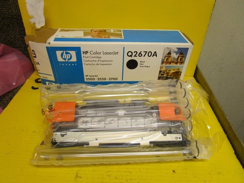 NEW HP COLOR LASERJET PRINT CARTRIDGE Q2670A 3500 3550 3700 BLACK | eBay