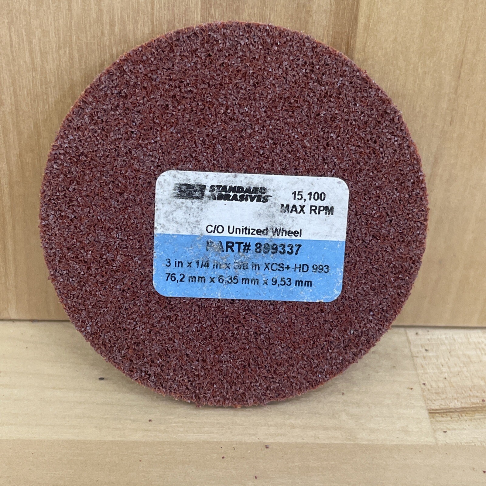 Standard Abrasive 898337 3x1/4x3/8 Ceramic Unitized Wheel Lot Of 13 ...
