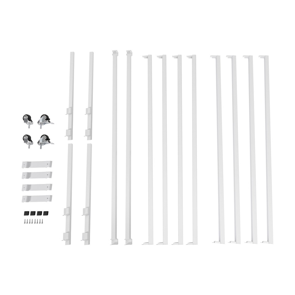 4.16'x4.33' Flood Table Stand W/wheels For Hydroponic Germination Trays ...