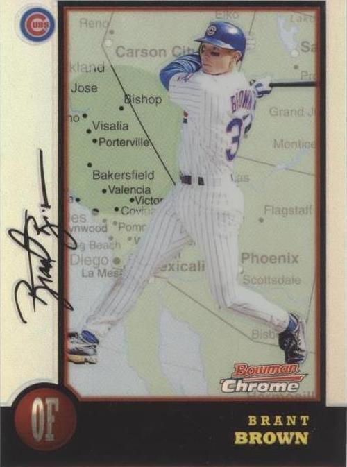 1998 Bowman Chrome - Brant Brown #243 International Refractor for sale ...