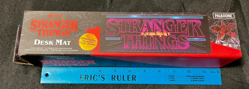 Paladone Netflix Stranger Things Desk Mat Neon Blue and Pink design AA ...
