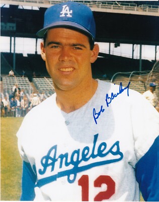 BOB BAILEY LOS ANGELES DODGERS ACTION SIGNED 8x10 | eBay