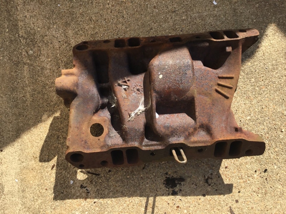 pontiac 400 4 barrel intake manifold # 525355 | eBay