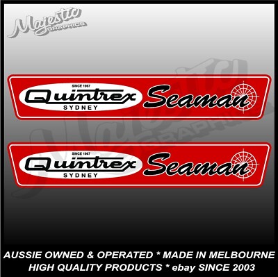QUINTREX - SEAMAN - PAIR - VINTAGE - BOAT DECALS | eBay Australia