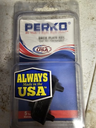 Perko Marine 1247DP0BLK Deck Plate Key gas fuel fill boat | eBay