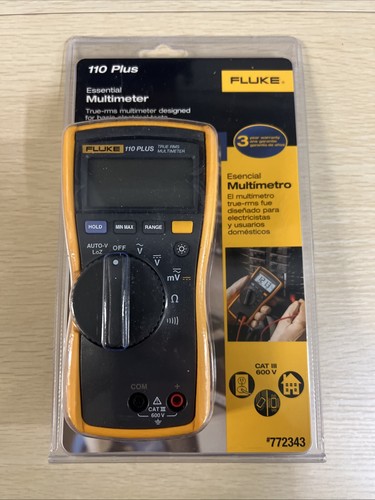 Fluke 110 Plus Essential Multimeter True RMS Multimeter - 772343 ...