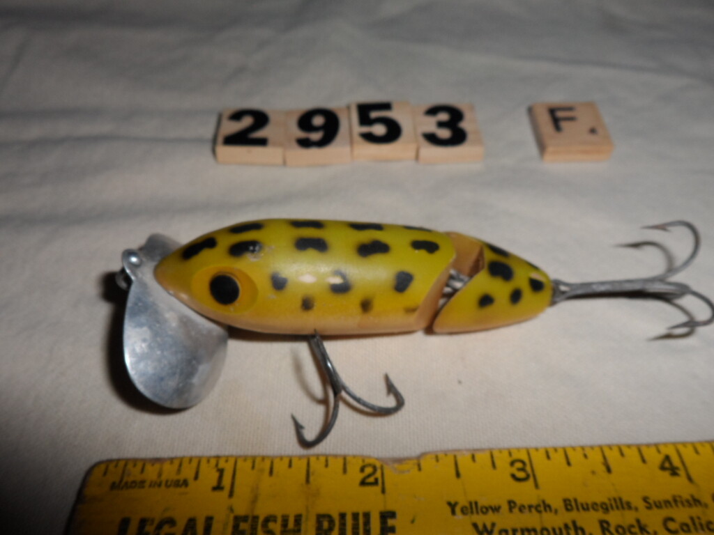 U2953 F ARBOGAST FROG JITTERBUG JOINTED FISHING LURE | eBay