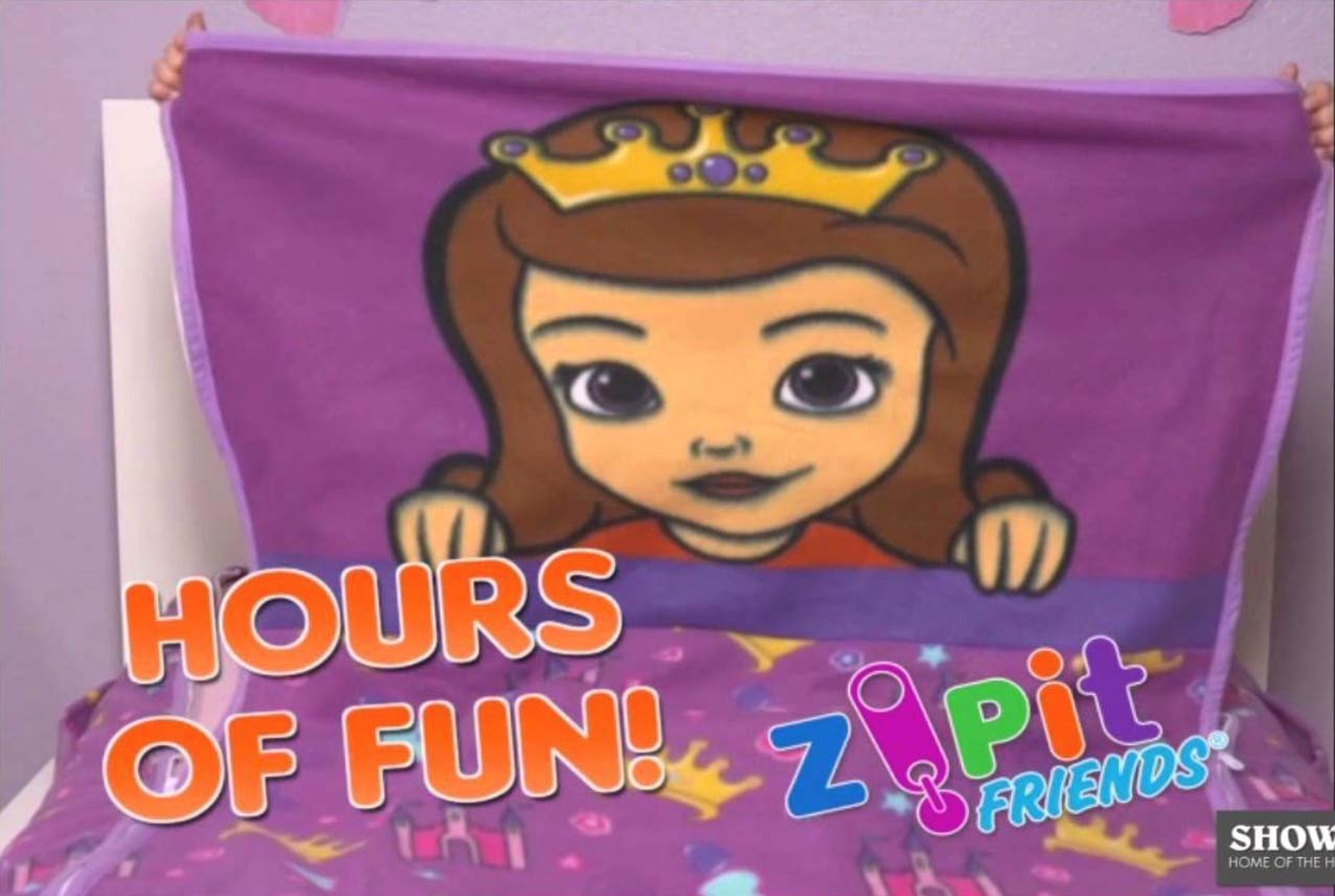 Zip It Friends Kids One-Piece Zippered Set Princess-Twin | eBay