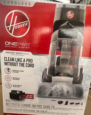 Brand New in Box Hoover ONEPWR Automatic Cordless Carpet Cleaner ...