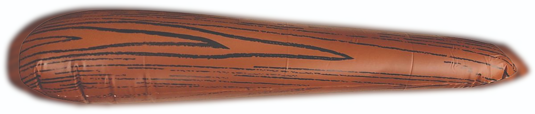 36" JUMBO INFLATABLE CAVE MAN CLUB Funny Blowup Costume Prop Big Vinyl ...