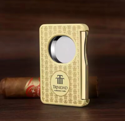 Cigar Cutter Straight Cut Luxury Cigar Cutter Gold Color High End Cigar ...