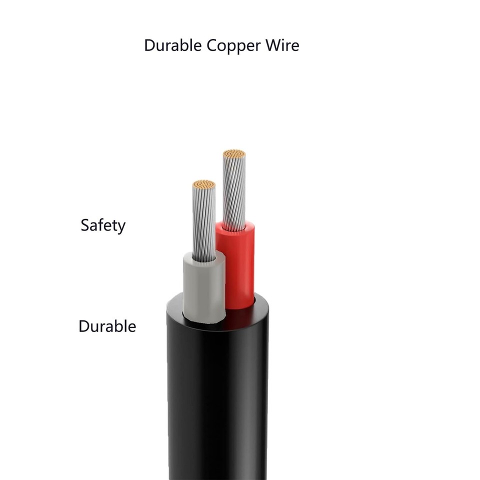 4FT DC 5.5MM x 2.5MM Male Plug to Bare Wire Open End Power Wire Supply ...