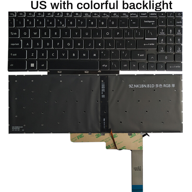 Laptop New MSI Modern 15 B12M MS-15H1 MS-15H2 Keyboard US | eBay