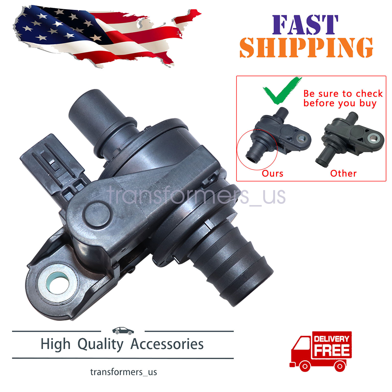 Coolant Water Control Valve 16671-25010 For Toyota Rav4 Sienna 2019 ...